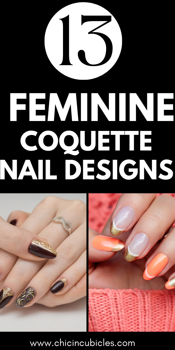 13 Feminine Coquette Nail Designs That Are Dreamy - Chic In Cubicles