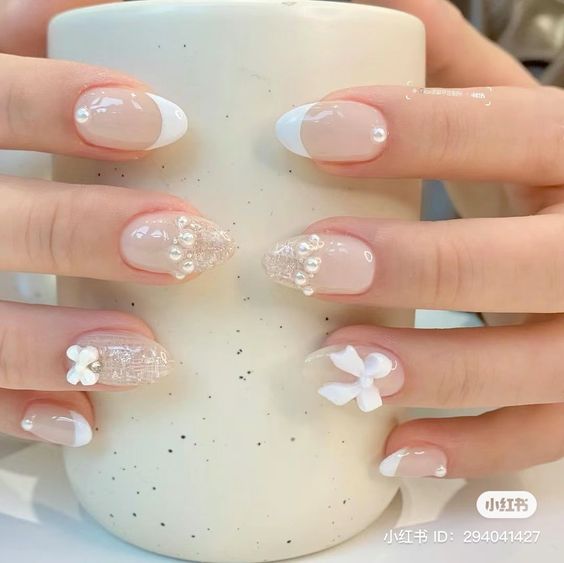 7 Feminine Coquette Nails Aesthetic That Are Super Cute - Chic In Cubicles