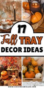 17 Most Creative Fall Tray Decor Ideas To Copy - Chic In Cubicles