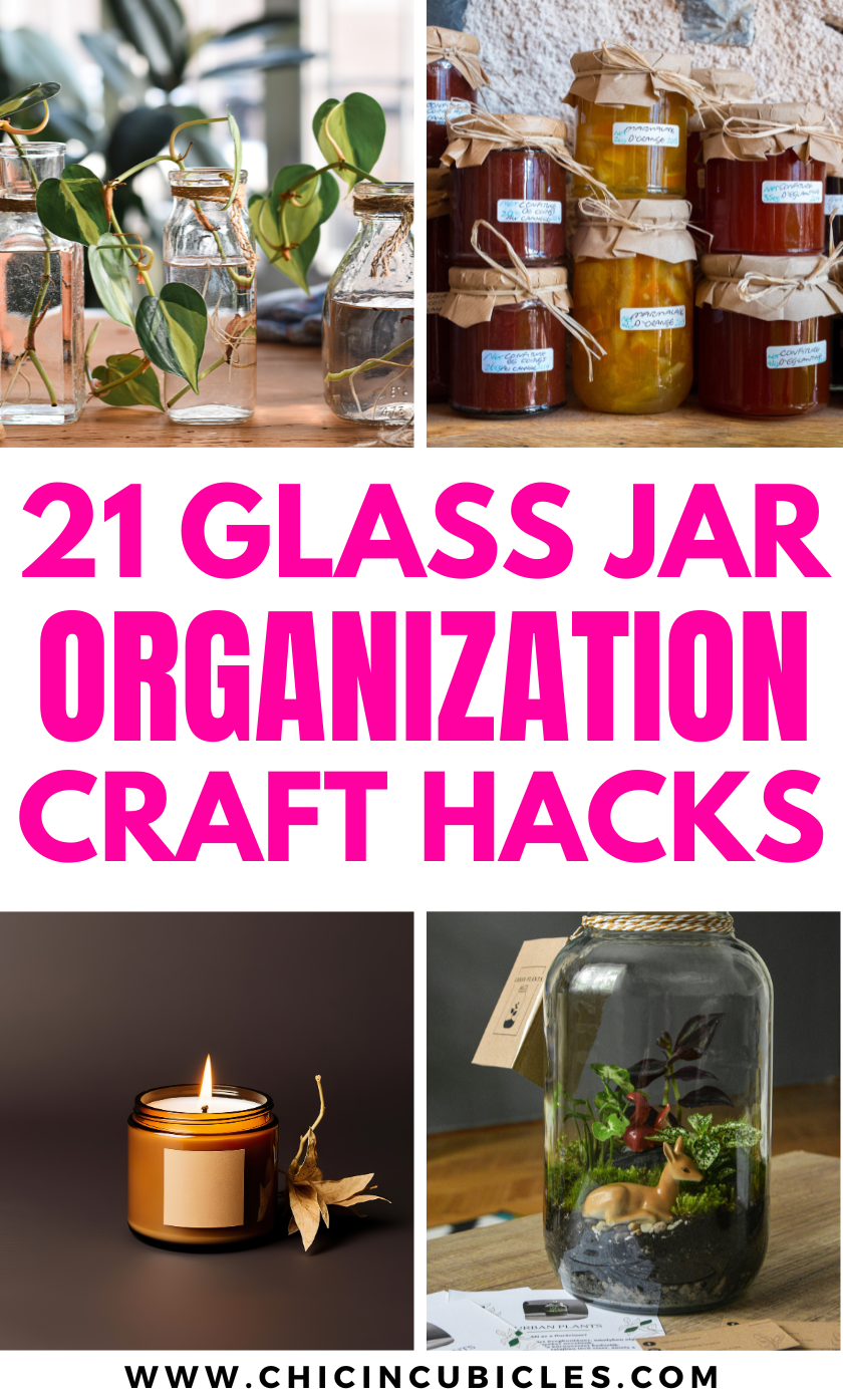 21+ Glass Jar Organization Craft Hacks for Creative Storage - Chic In ...
