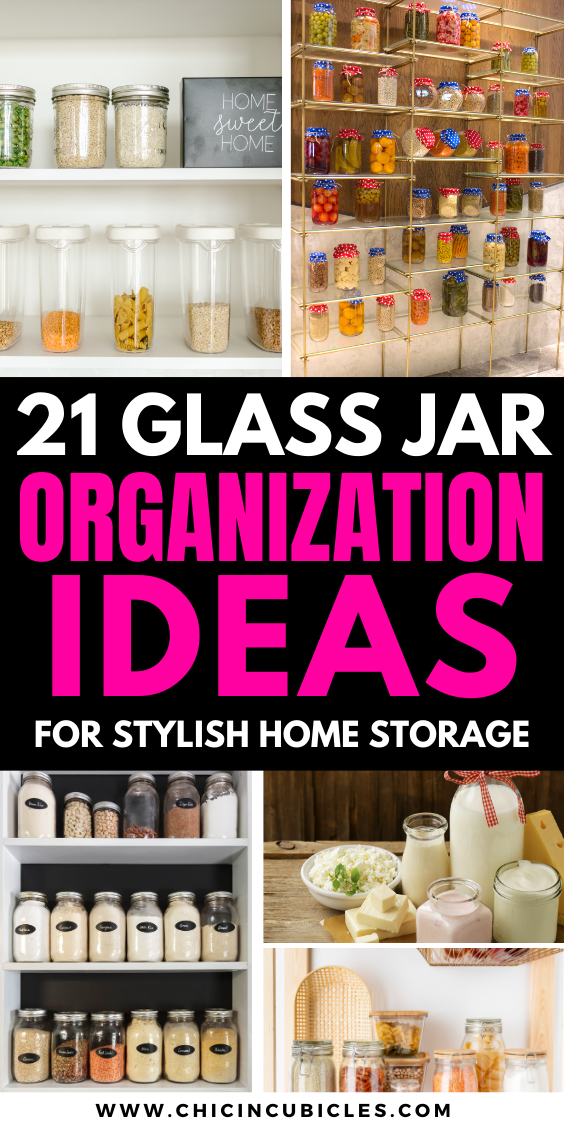 21+ Glass Jar Organization Ideas for Stylish Home Storage - Chic In ...