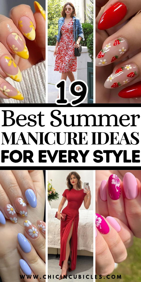 19+ Best Summer Manicure Ideas For Every Style - Chic In Cubicles